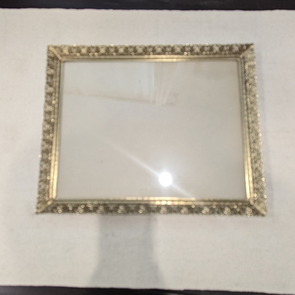 Vintage | Accents | Hollywood Regency Large Vintage Filigree Vanity ...
